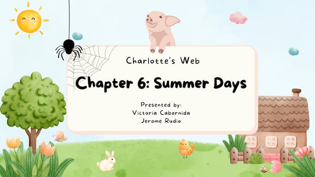charlotte's web characters.ppt