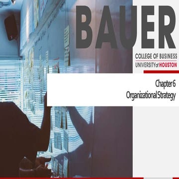 Chapter 6 organizational strategy | PPT