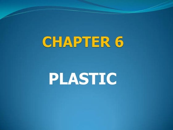 Lesson3 plastics | PPT