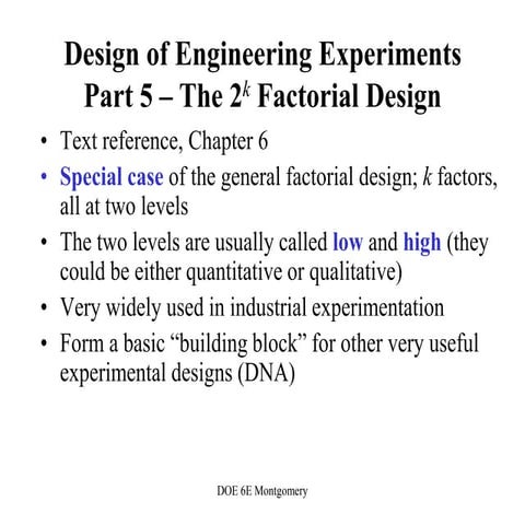 Design of Experiments | PPTX