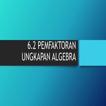 Chapter 6 algebra iii a2 + bx + c | PPTX