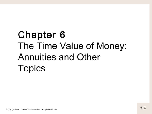 Chapter 6 Annuity Ppt