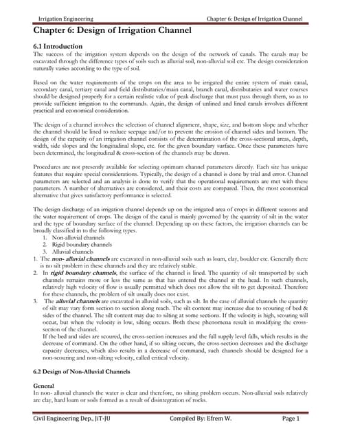 design of chute and syphonspillway | PPTX