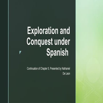 Chapter6 Exploration and conquest.pptx..... | PPTX