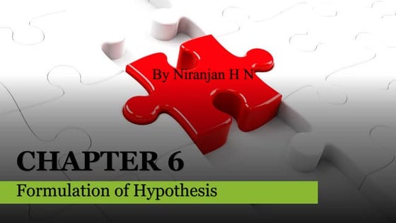 Hypothesis PPT | PPT