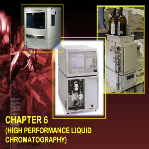 Chapter 6 (HPLC) rev a | PDF