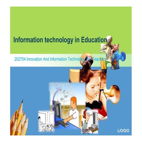Chapter 6 information technology in education | PPT