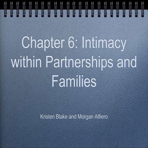 Chapter 6 intimacy presentation ppt2 | PPT