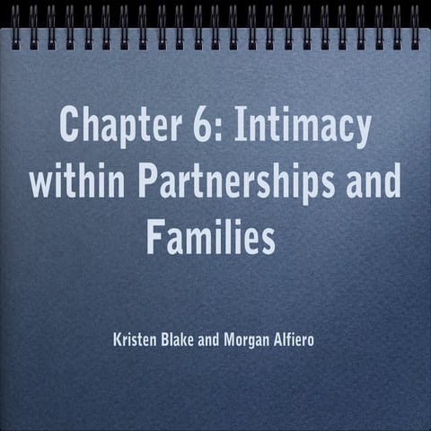 Chapter 6 intimacy presentation ppt2 | PPT