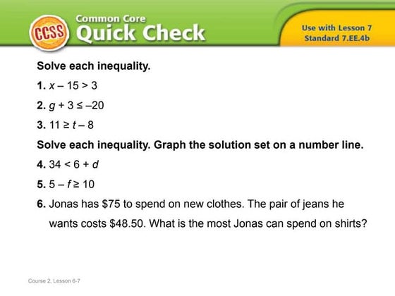 Representing Quantities in Real-life Situations using Algebraic ...