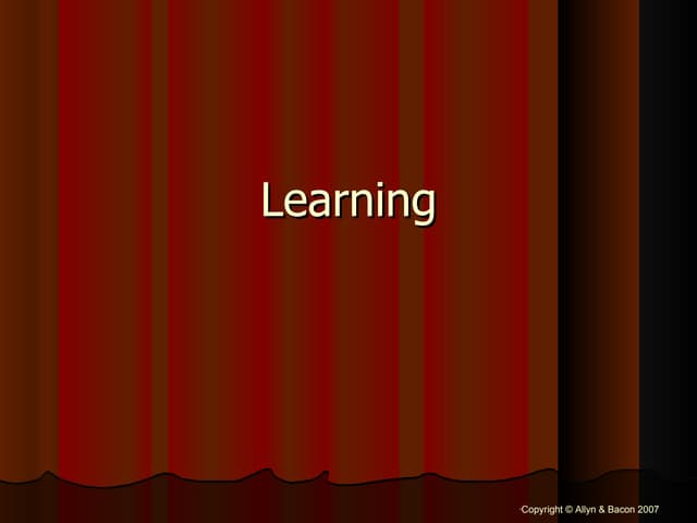 Principles of classical conditioning | PPTX