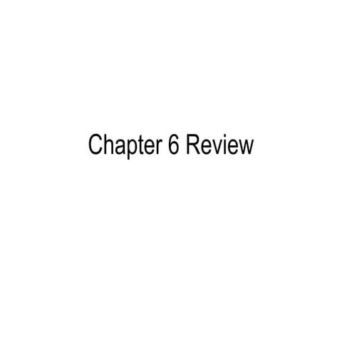 Chapter 6 Review | PPT | Chemistry | Science