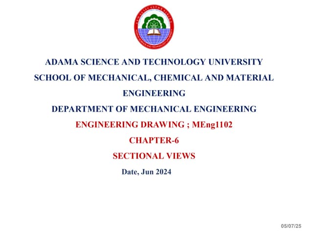 Lecture 6-Engineering Darwing: Sectional views.ppt