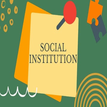 Chapter 6 Social Institution Pptx