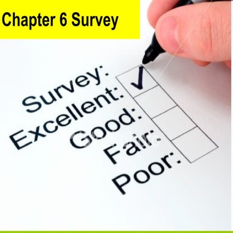 Chapter 6 survey | PPT