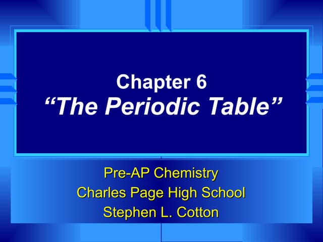 Classification of elements and periodicity in properties class 11th ...