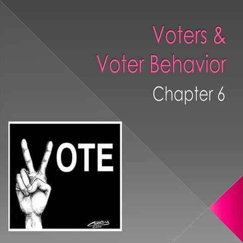 Chapter 6 voter behavior | PPTX