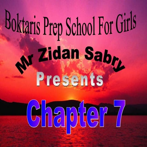 Chapter 7 | PPT