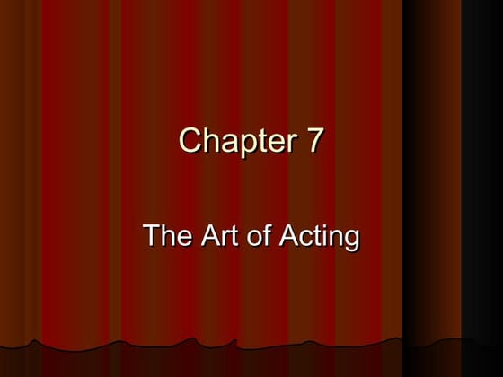 Types of stages and drapes - Theatre 1 | PPT