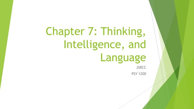Ten types of thinking | PPT
