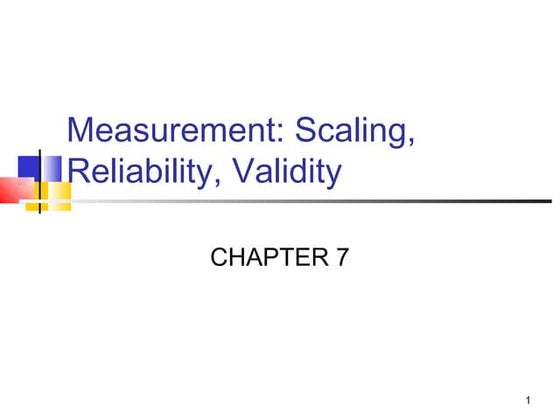 Measurement Scales in Research | PPTX