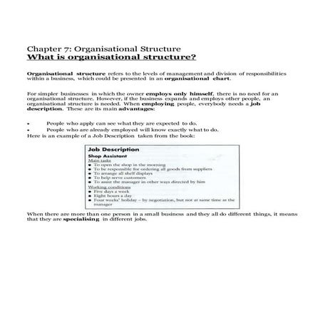 Chapter 7 | DOCX | Business Administration | Business