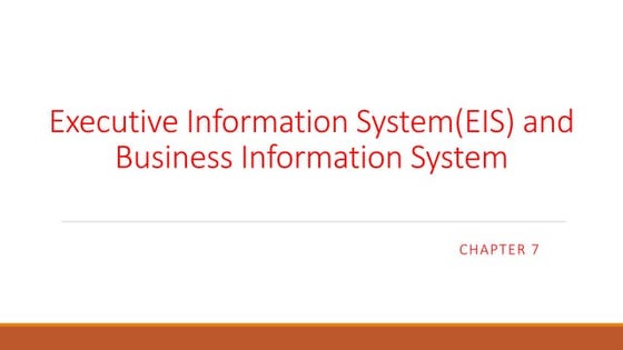Executive Support System (ESS) | PPT