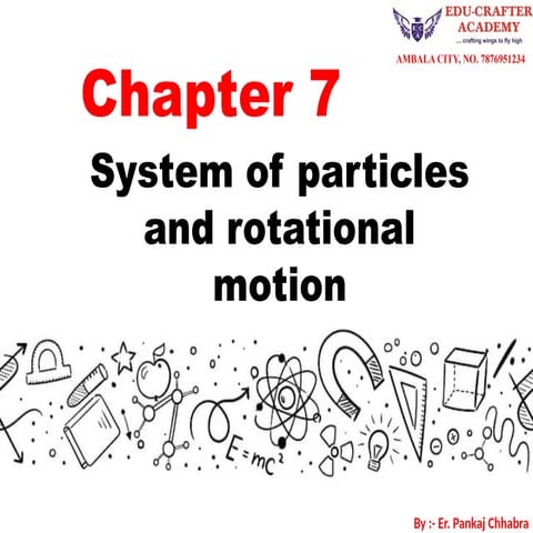 system of rotational masses class 11 chapter 7 | PPT | Free Download