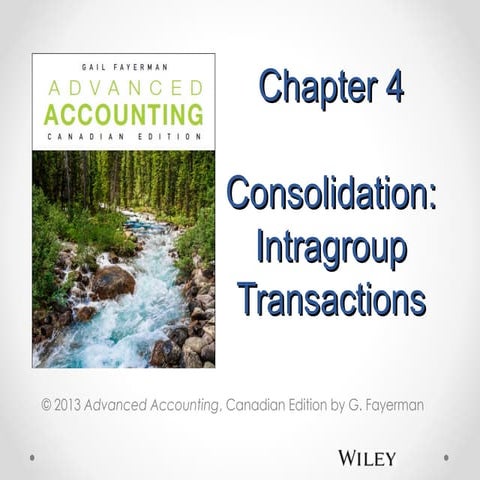 Chapter 7;.Consolidation:intragroup transactions | PPT