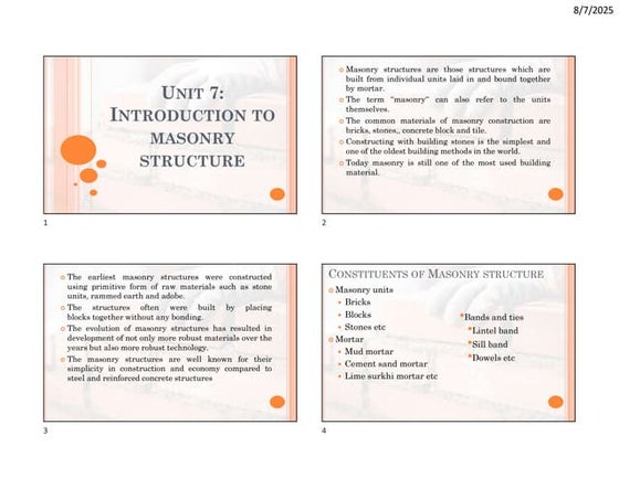 BRICK MASONRY | PPTX