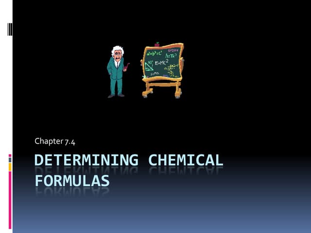 Empirical and molecular formulas | PPTX