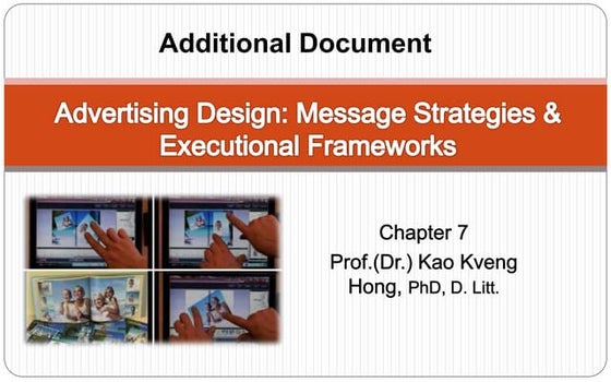Presentation on advertising execution styles | PPT