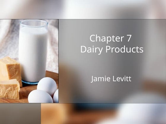 Dairy processing | PPT