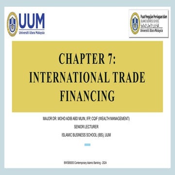 CHAPTER 7 - International Trade Financing.pptx | Business Accounting ...