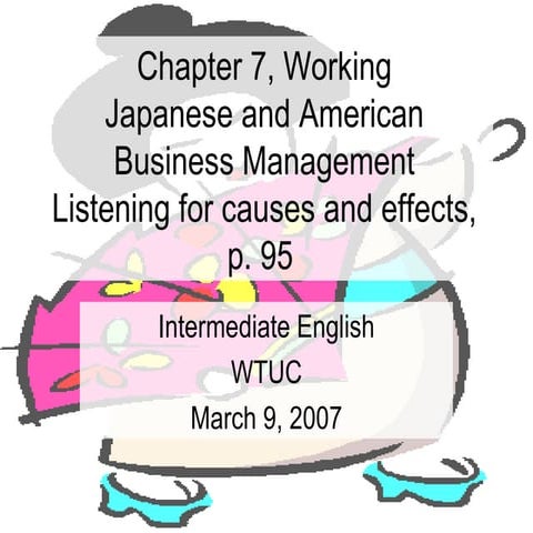 Chapter7, Japanese working style | PPT