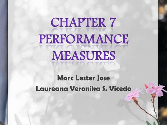 Performance Measurement | PPTX | Business Operations | Business