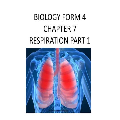 Respiration For class 10 | PPTX