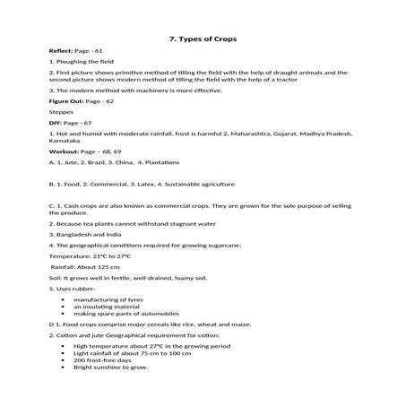 Chapter 7 - Types of crops.docx grade 6. | DOCX