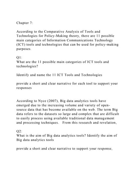 Chap 7• ComparativeAnalysisofToolsand T.docx