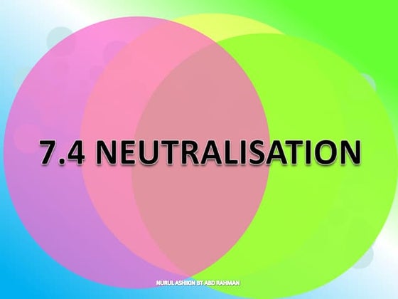 Neutralization | PPTX