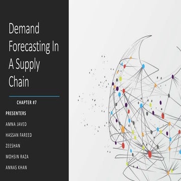 Chapter 7 demand forecasting in a supply chain | PPTX