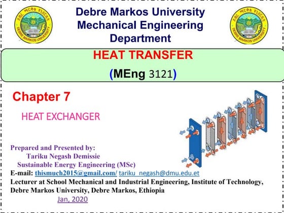 Heat exchanger and its type,ntu method | PDF