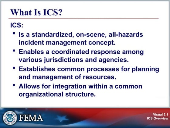 ICS-AND-RESPONSE-CLUSTERSICS-AND-RESPONSE-CLUSTERS.pptx.pptx | Civil Engineering Industry ...
