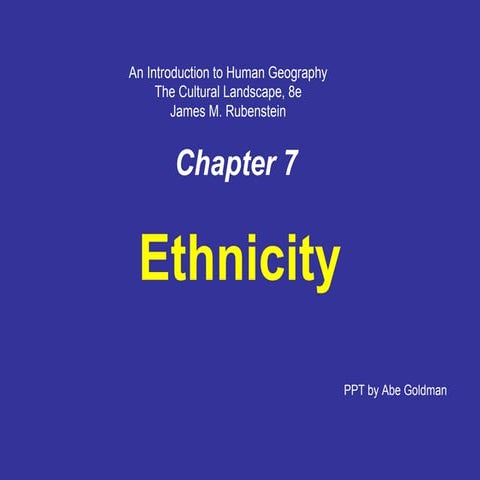 Chapter 7 Key Issue 1 | PPT