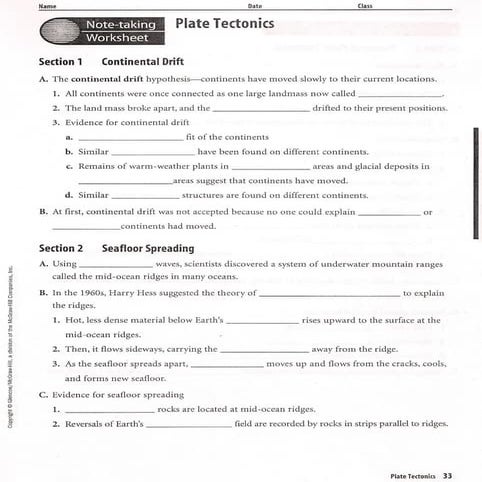 Chapter 7 notetaking worksheet | PDF
