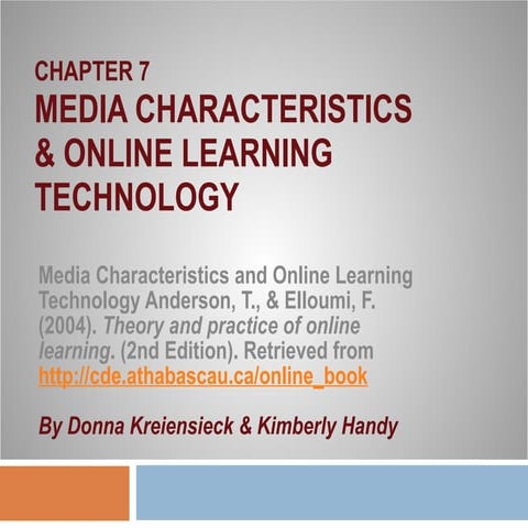 Chapter7 onlinelearning | PPT