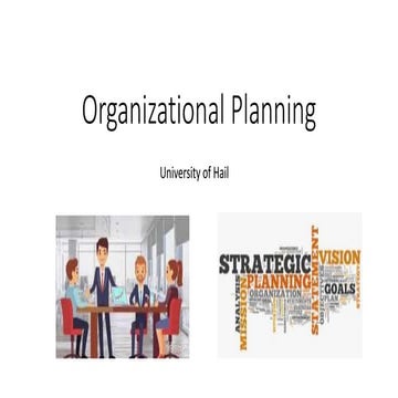 Organizational Planning. function, steps | PPTX