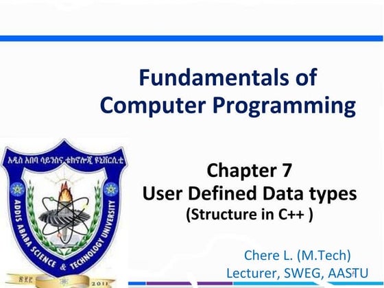 Structures In C Programming Used For Engineering Ppt