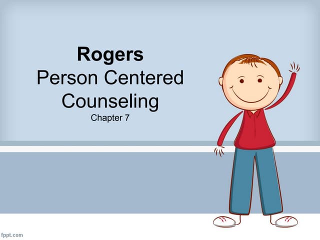Person centered therapy | PPTX