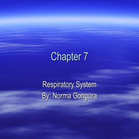 Chapter 7 Presentation | PPT | Lung and Respiratory Health | Diseases ...